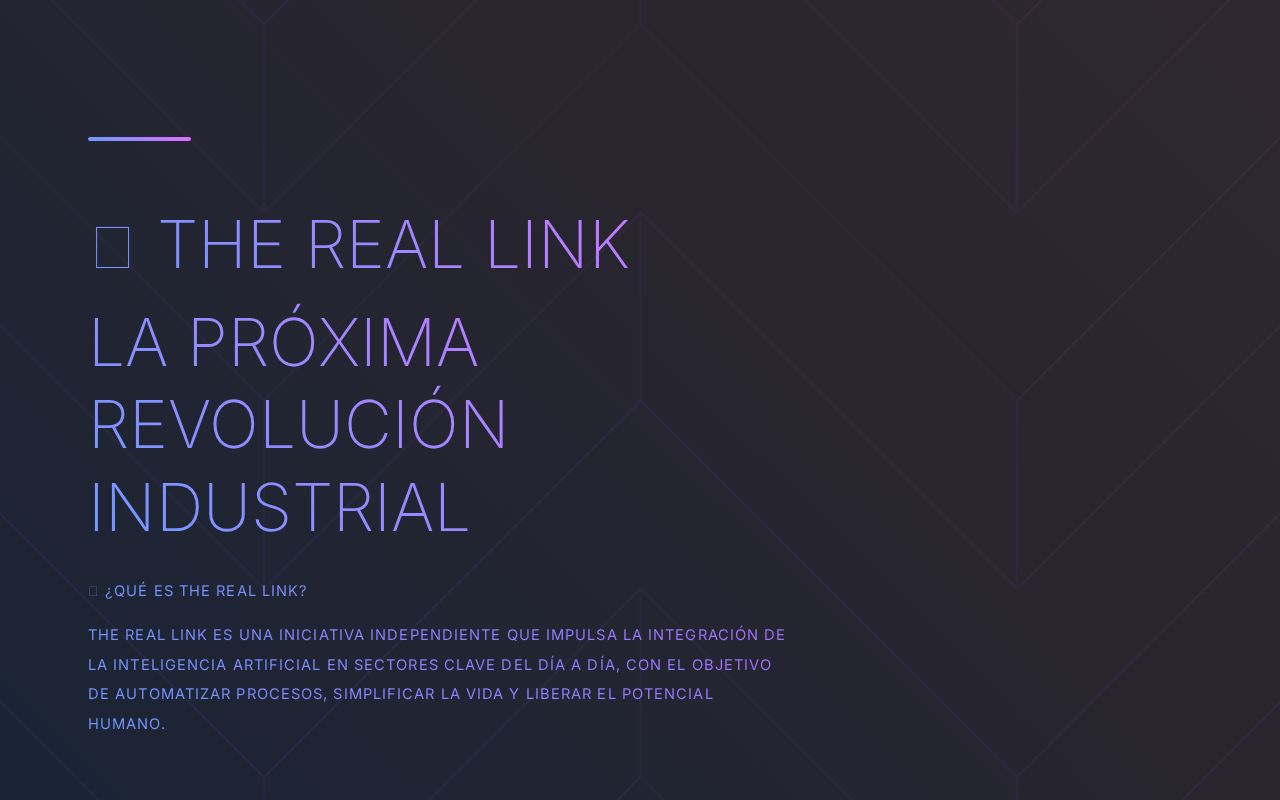 The real link web